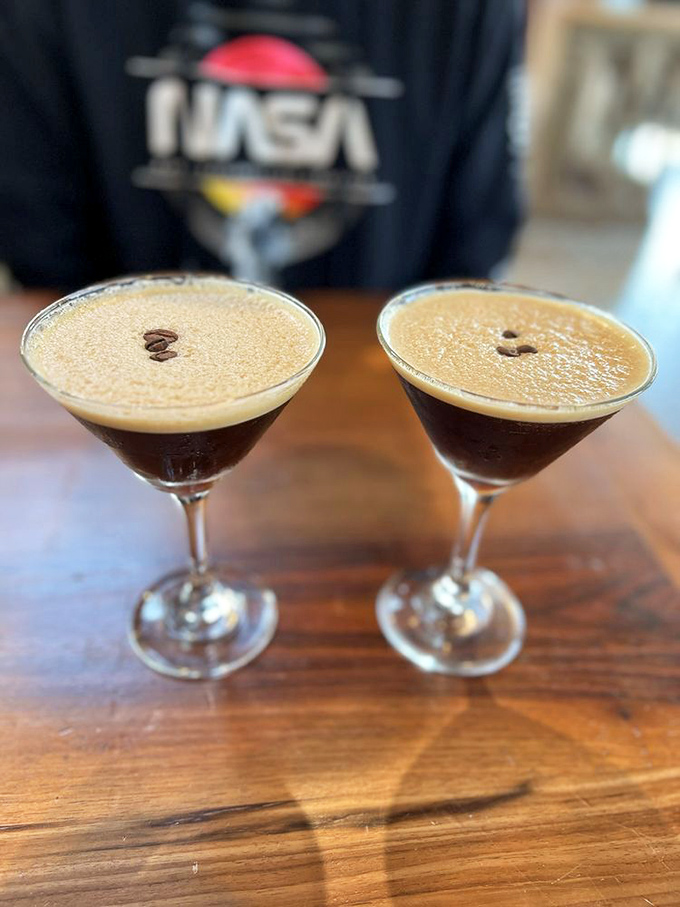 Espresso martinis that blur the line between morning pick-me-up and evening wind-down. Why choose when you can have both?