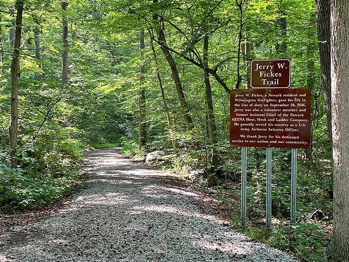 The Jerry W. Fickes Trail honors a local hero while inviting visitors to follow in footsteps that lead to both adventure and reflection.