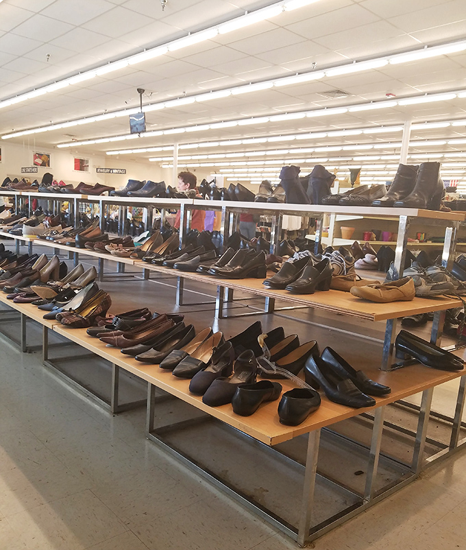 Men's shoes lined up like soldiers ready for inspection&mdash;from boardroom-ready oxfords to weekend casual loafers.