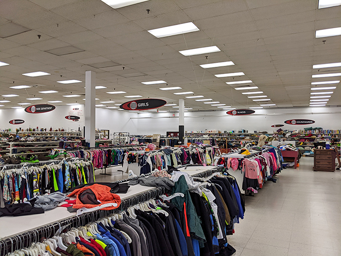 Fashion finds for every style and season. The thrill of the hunt meets the joy of discovery in aisles that could clothe a small Michigan town.