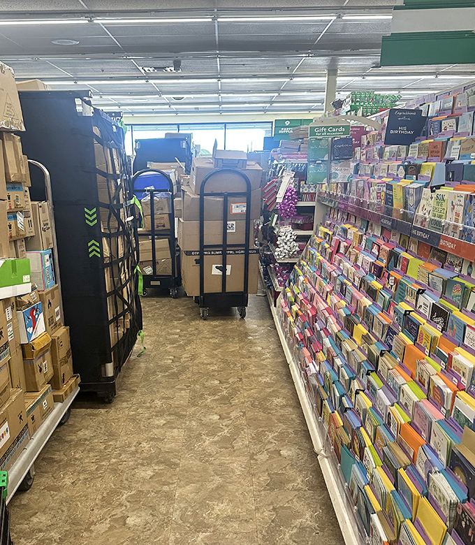 The greeting card aisle: emotional support for every life occasion at a fraction of the Hallmark price. Sentimentality doesn't have to be expensive.