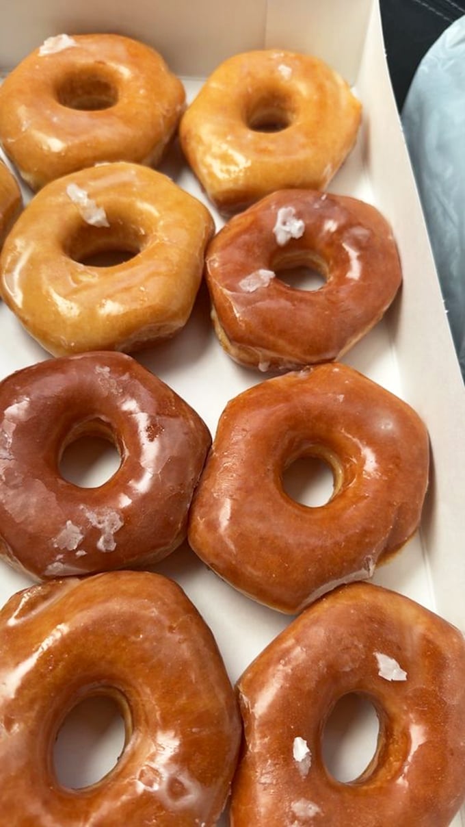A box of glazed perfection that's sparked more car arguments about "saving some for later" than any food item in history.