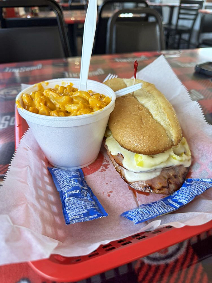 This Italian sub with a side of mac and cheese is comfort food elevated to art form. Carb lovers, your dream has arrived.