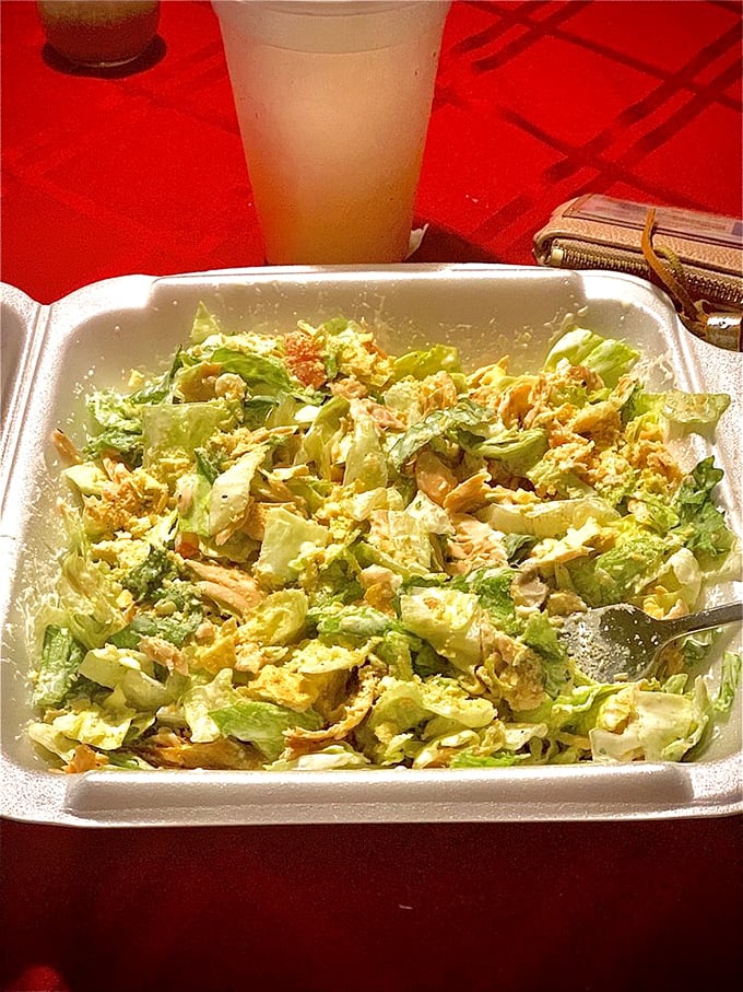 A salad that doesn't apologize for being healthy&mdash;it's too busy showing off its fresh ingredients and vibrant colors.