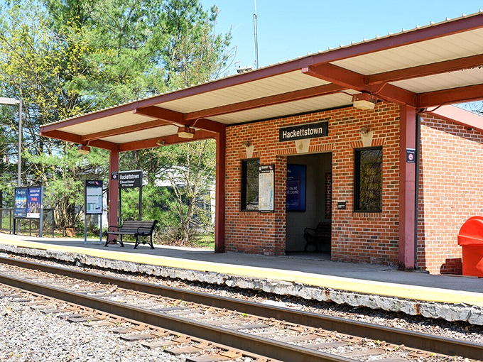 The Hackettstown train station stands as a brick sentinel, connecting this small town to the wider world. All aboard for a journey that begins with small-town charm.
