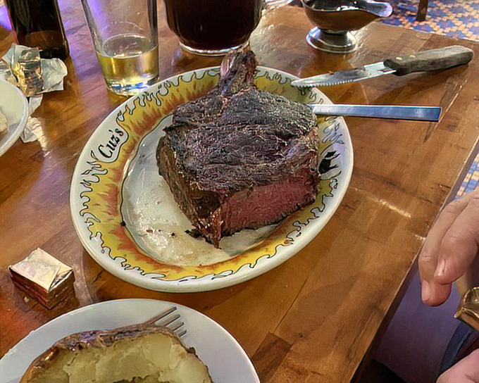 The "Hunka" steak lives up to its name &ndash; a magnificent cut that makes vegetarians question their life choices from three tables away.