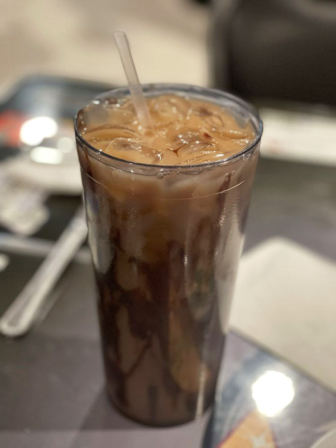 Iced coffee done right &ndash; strong enough to jumpstart your morning but smooth enough to make you forget you're in the desert.