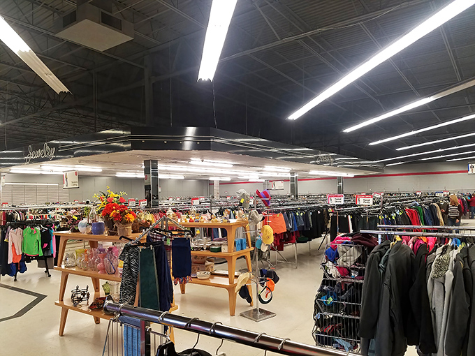 The vastness of the space is impressive&mdash;wide aisles and logical organization make browsing a pleasure rather than an obstacle course.