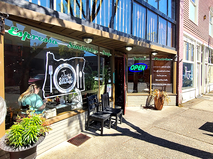 Jack Sprats serves up that perfect small-town caf&eacute; vibe where the coffee comes with a side of local gossip and the regulars have their own mugs.