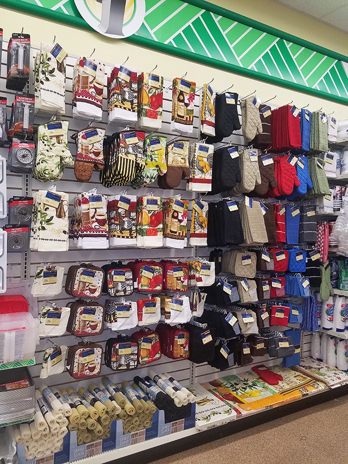 Kitchen textiles that bring unexpected style to vacation rental cooking. These colorful pot holders and towels make "who's on dish duty" slightly less painful.