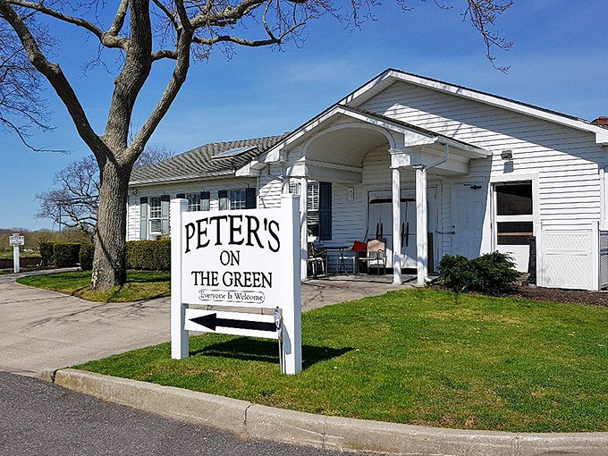 Peter's on the Green presents a picture-perfect example of adaptive reuse – a historic building transformed into a gathering place for good food and conversation.