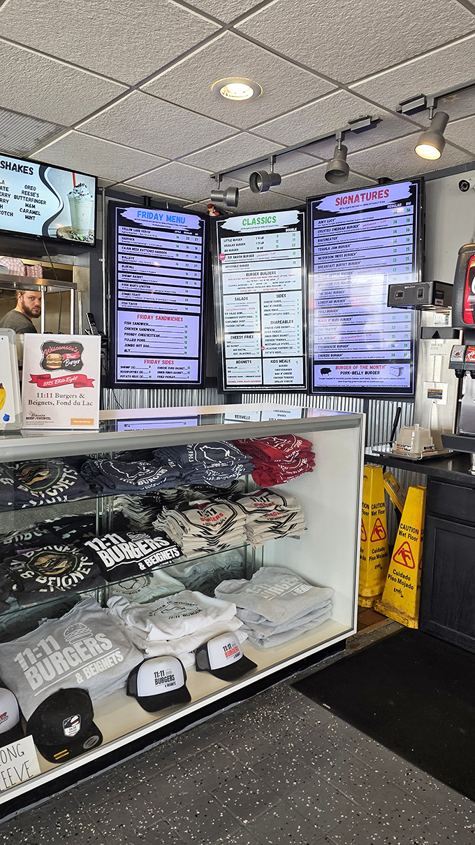 When a restaurant's merch section is this well-stocked, it's not just branding&mdash;it's people literally wanting to take the experience home with them.