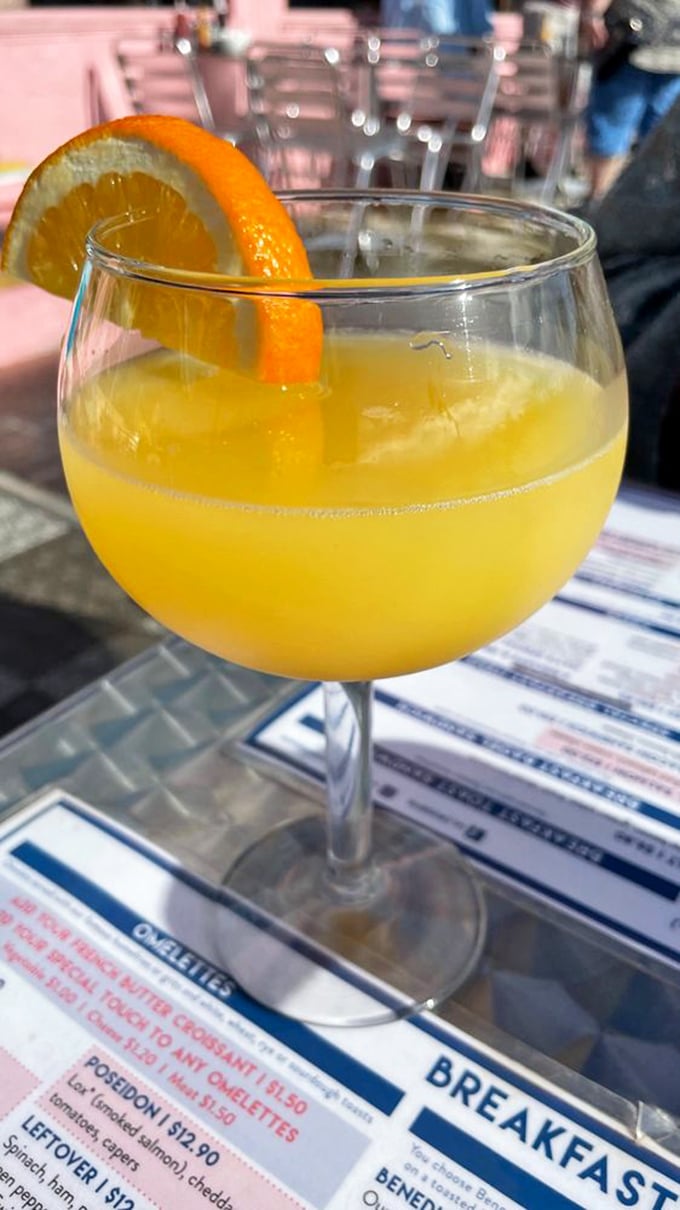 A sunshine-filled mimosa that tastes like vacation in a glass&mdash;the perfect companion to any breakfast adventure.