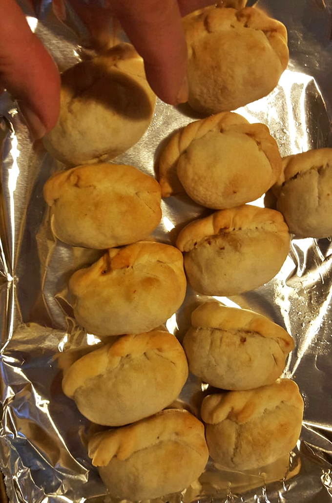 Mini pasties: for when you want the full Upper Peninsula experience but still need room for dessert. Small in size, mighty in flavor.