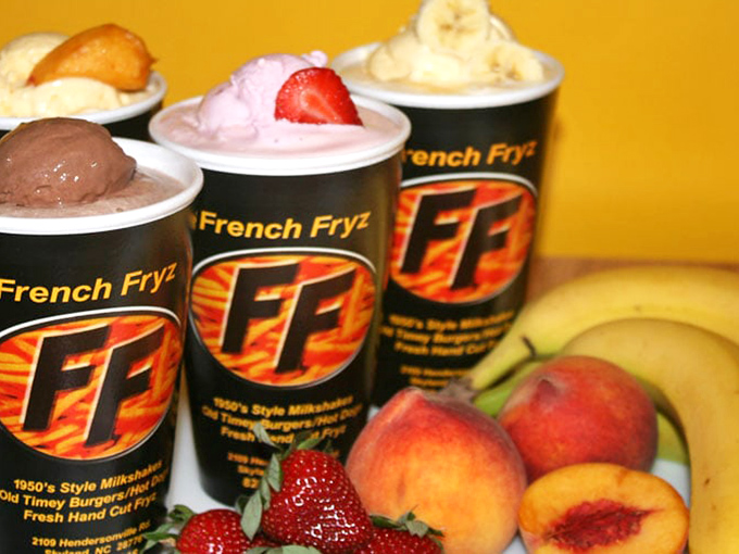 Milkshakes so thick they laugh at straws &ndash; nostalgic sips of creamy heaven topped with fresh fruit that didn't come from a factory.