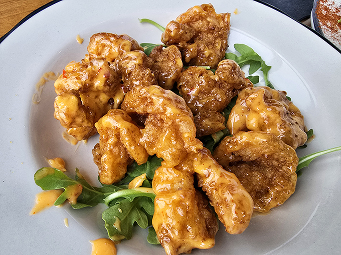 Orange chicken that makes you question why you ever settled for takeout, glistening with a sauce that hits all the right sweet-tangy notes.