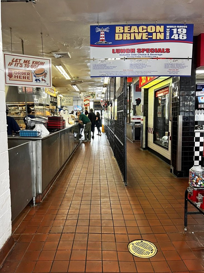 The legendary ordering counter where the staff's call-and-response system moves with the precision of a Broadway musical&mdash;just with more grease and Southern drawls.