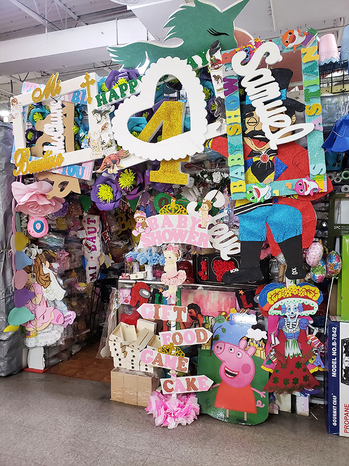 Party decorations explode in joyful chaos, ready to transform any gathering into an unforgettable celebration experience.