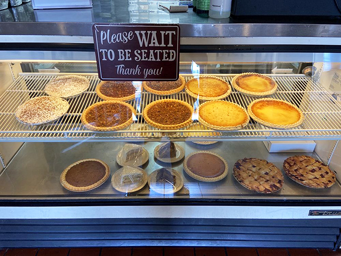 The pie case at Reececliff isn't just a display&mdash;it's a shrine to the religion of homemade desserts that makes willpower crumble faster than their crusts.