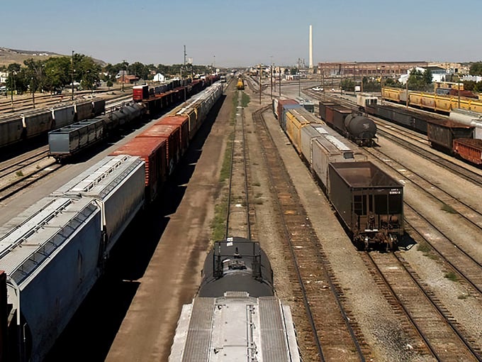 Pocatello's railway yard reminds us this was once the crossroads of the West. These iron roads built America before highways took the wheel.