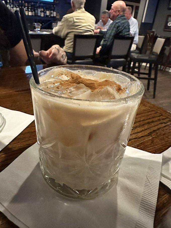 The Pumpkin Spice White Russian&mdash;where fall comfort meets evening sophistication in a glass that says "adulting can be delicious."