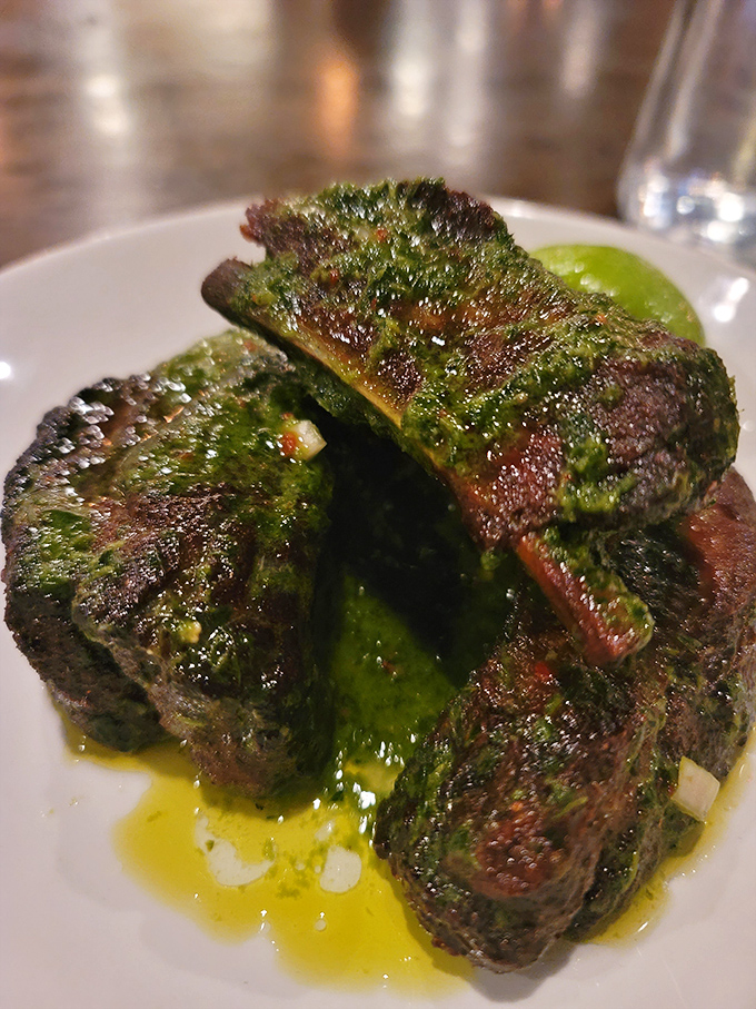 These herb-crusted ribs aren't just falling off the bone&mdash;they're practically filing for independence from the meat kingdom.