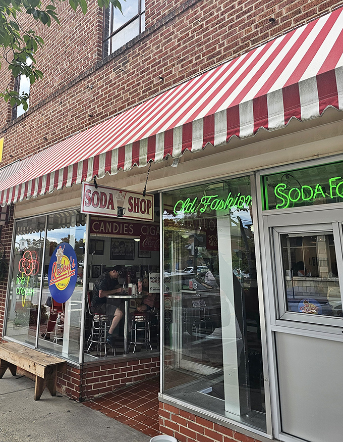 Rocky's Grill & Soda Shop serves up nostalgia with a cherry on top – the kind of place where calories don't count because they're historic.