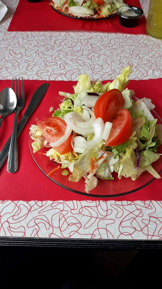 A fresh garden salad for when you want to pretend you're being virtuous before ordering that slice of pie.
