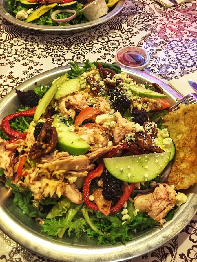 Even the salads get the smoke treatment. Fresh greens playing host to barbecued protein, avocado, and veggies &ndash; guilt-free indulgence at its finest.