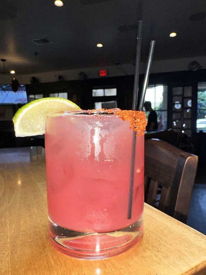 This spicy margarita with its salt-rimmed glass is like that friend who's a little too honest &ndash; it might sting, but you're better for it.