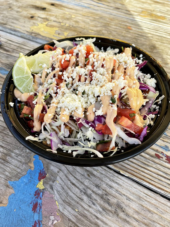 This isn't just a rice bowl &ndash; it's a color wheel of flavors where every spoke leads to satisfaction.