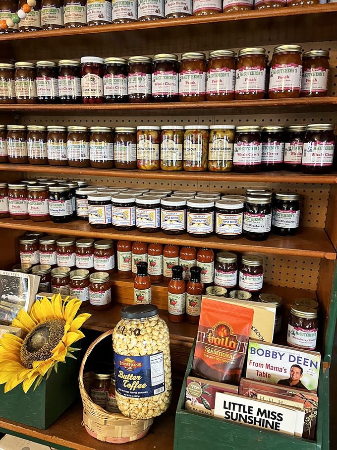 A treasure trove of Pennsylvania Dutch preserves and jellies&mdash;jars of sunshine waiting to brighten your morning toast.