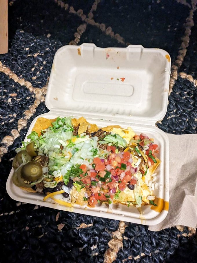 Nachos arranged with such care they deserve their own exhibit. Each chip strategically positioned to maximize topping-to-crunch ratio.