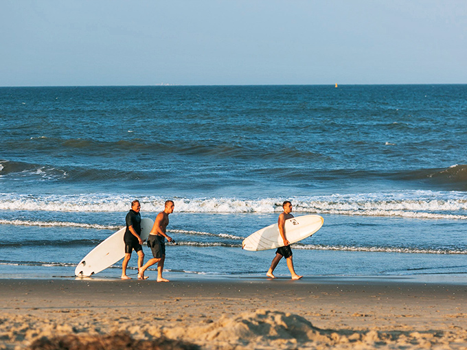The universal language of surf culture needs no translation in Sandbridge. Board meetings take on a whole different meaning here.