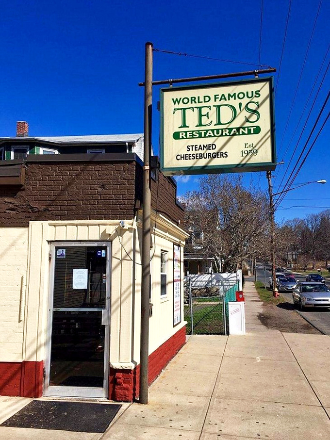Ted's Restaurant has been serving "World Famous" steamed cheeseburgers since 1959&mdash;proof that affordable culinary legends still exist.