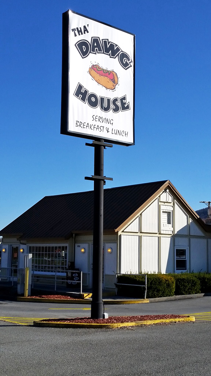 Tha Dawg House serves up breakfast and lunch in a cozy setting that promises the kind of comfort food that makes small towns famous.