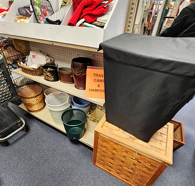 Even storage solutions need a second chance. These baskets and bins stand ready to organize someone else's life after Marie Kondo-ing their previous home.