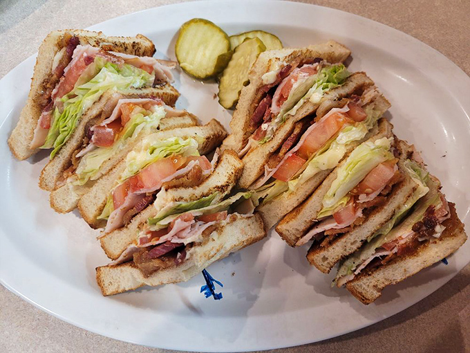 The club sandwich&mdash;three stories of deliciousness where every floor is better than the last. Skyscraper eating at its finest.
