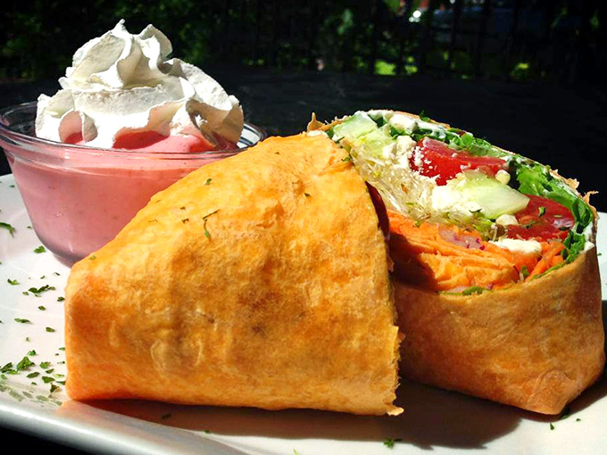 Fresh vegetables wrapped in tortilla goodness &ndash; proof that healthy eating doesn't require sacrificing flavor or leaving the table unsatisfied.