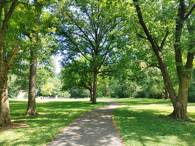 Beneath a canopy of trees, Athens' park pathways invite leisurely strolls where conversations flow as easily as your retirement checks.