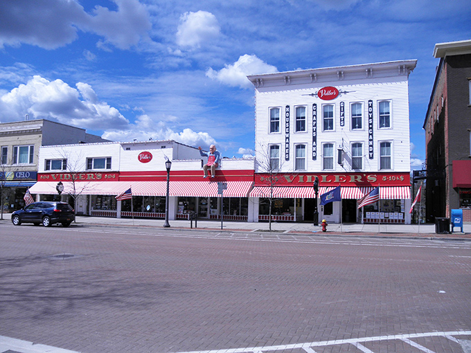 Vidler's 5 & 10 storefront promises a time-traveling shopping experience where you'll find everything from practical necessities to items you never knew existed.