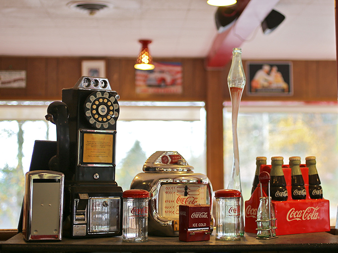 Before smartphones tracked our every move, these vintage Coca-Cola collectibles and payphone were the backdrop to countless American meals.