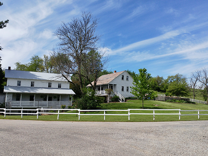 Simplicity speaks volumes at Yoder's Amish Home, where white farmhouses and picket fences remind us that sometimes less truly is more.