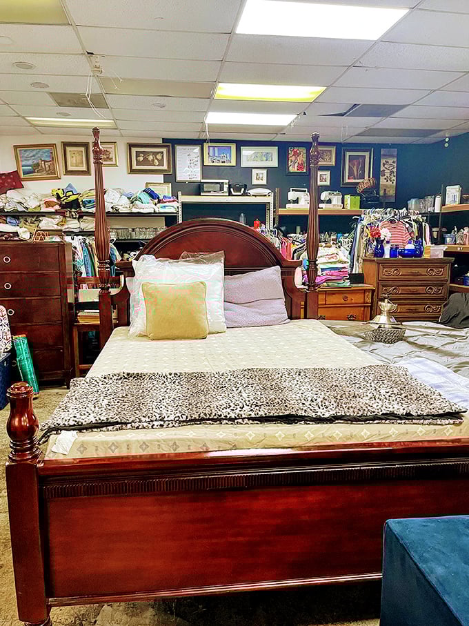 This beautiful bedroom set proves that quality furniture doesn't have to cost a fortune when you know where to look.