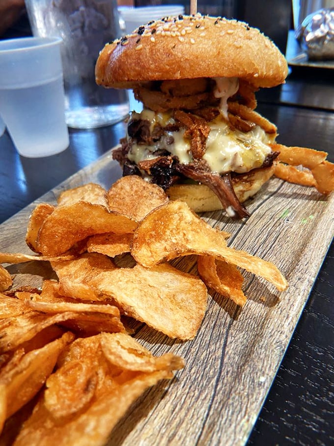 Architecture meets appetite in this towering creation. The sandwich equivalent of a luxury high-rise, with each layer offering a new flavor revelation.