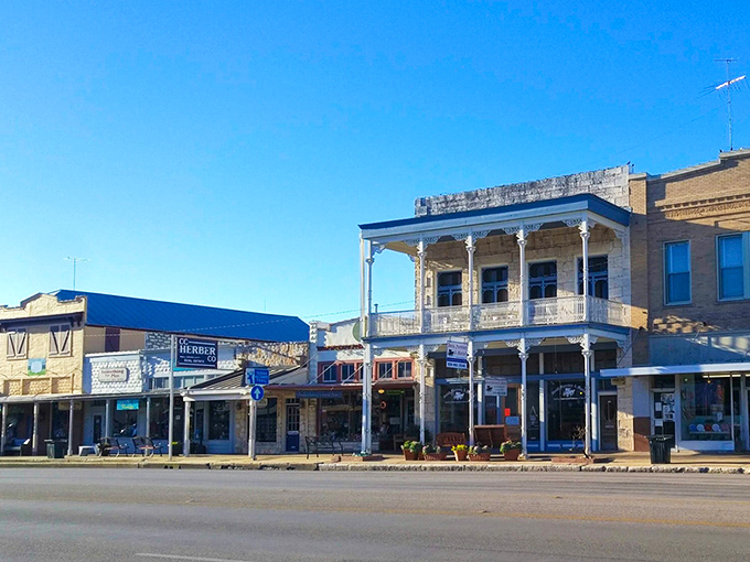 The distinctive architecture of downtown blends German influence with Texas flair, creating a streetscape that's both historically significant and Instagram-worthy.