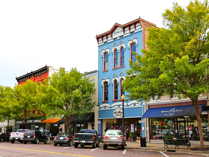 The vibrant blue facade stands out among Thomasville's colorful downtown buildings&mdash;evidence that historic preservation and Instagram-worthiness can happily coexist.