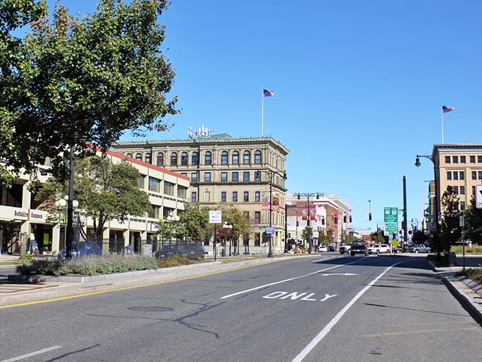 Downtown Pittsfield's wide streets and historic buildings create an urban landscape with breathing room, a refreshing alternative to claustrophobic city centers.