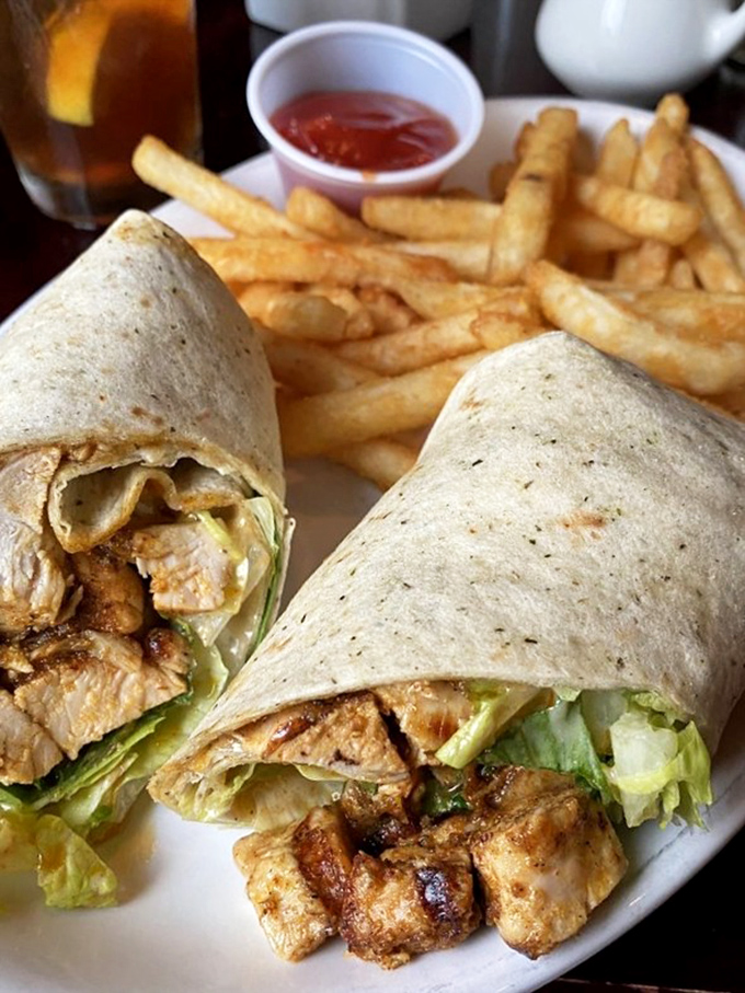 This wrap doesn't just contain a meal &ndash; it cradles a perfect balance of flavors waiting to be unleashed with each satisfying bite.