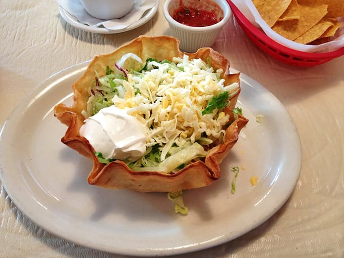 The taco salad shell isn't just edible dishware&mdash;it's nature's perfect solution to the age-old question: "Why can't I eat the bowl?"